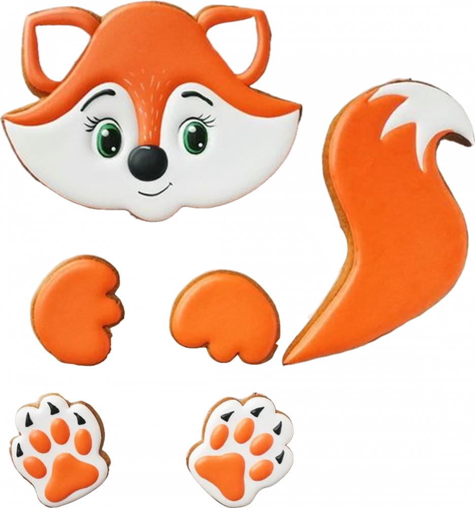 Jedlé obrázky - Liška :: Cukrářské potřeby Beruška